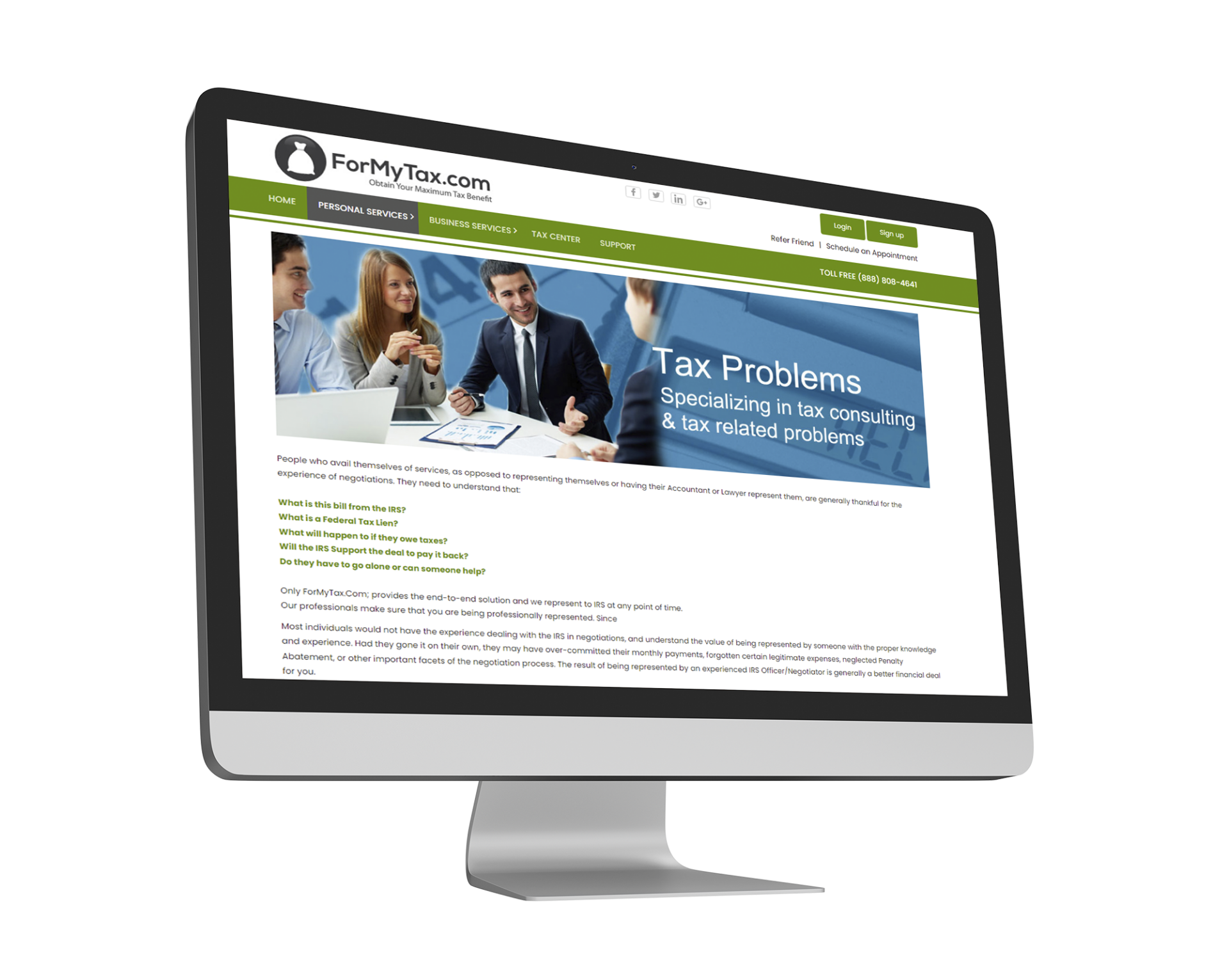 Custom React Native App Development for ForMyTax | LuminousTec